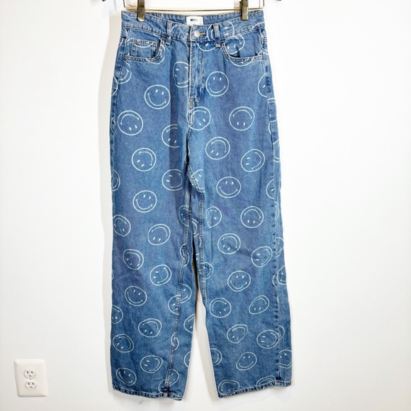 H&M | Jeans | Smiley X Hm Smiley Face Jeans | Poshmark